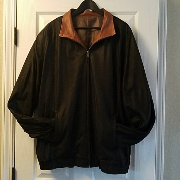 Remy Leather | Jackets & Coats | Remy Light Leather Bomber Jacket Xl ...